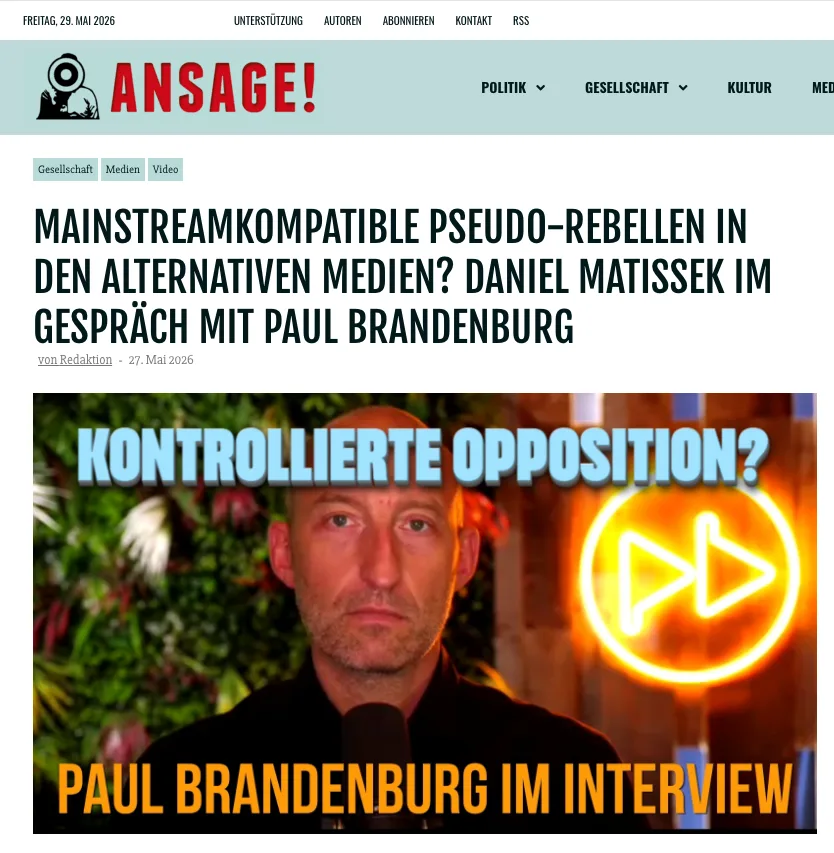 Mainstreamkompatible Pseudo-Rebellen in den alternativen Medien ...